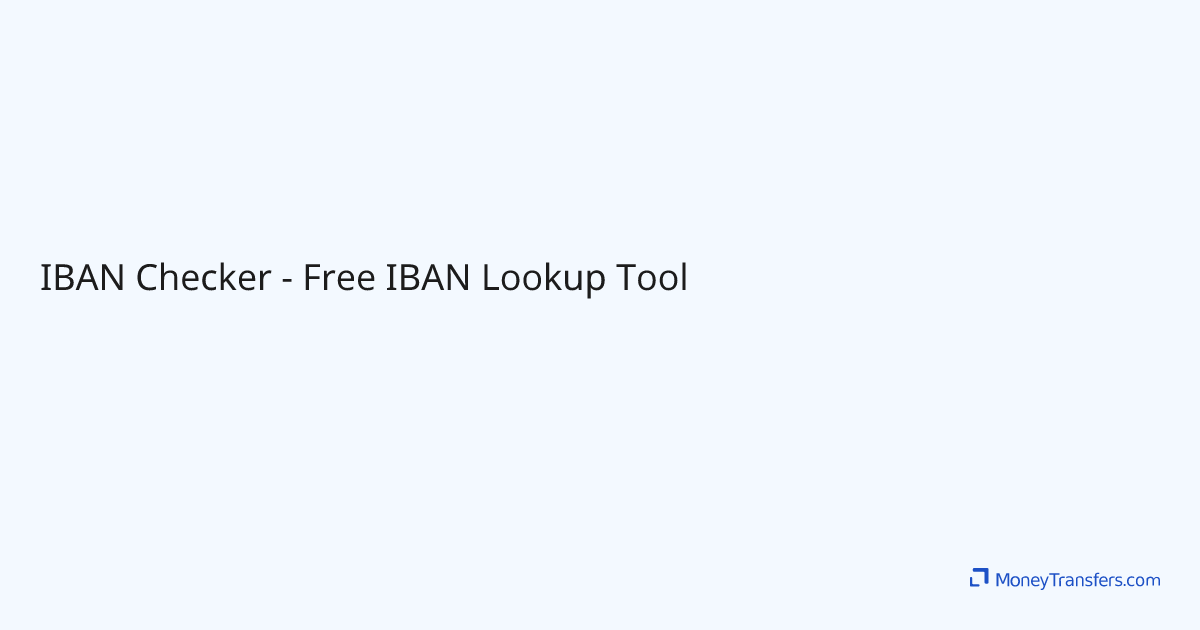IBAN Checker - Free IBAN Lookup Tool